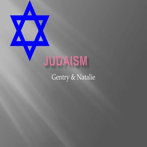 AP Human Geography 2011 - Judaism | PPTX