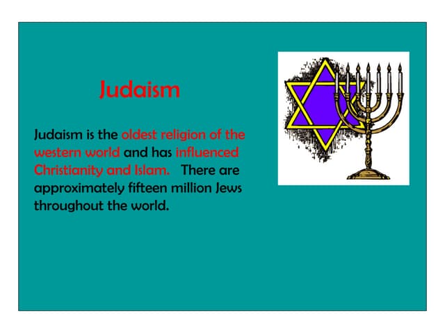 The Judaism Powerpoint | PPT