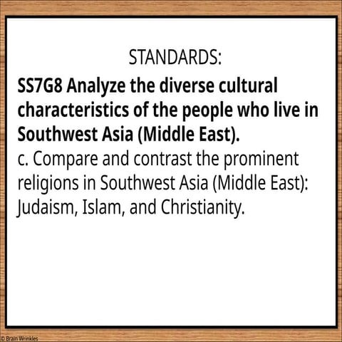 Judaism, Christianity, & Islam Powerpoint | PPTX
