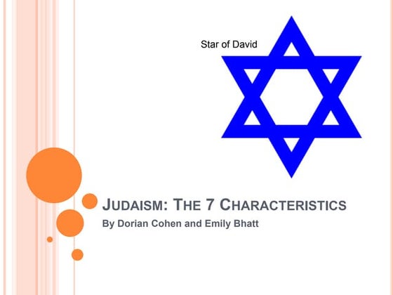 7 characteristics of judaism | PPTX