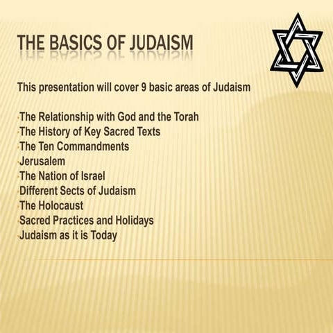 Judaism presentation | PPTX
