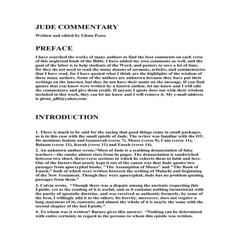 Jude commentary | PDF