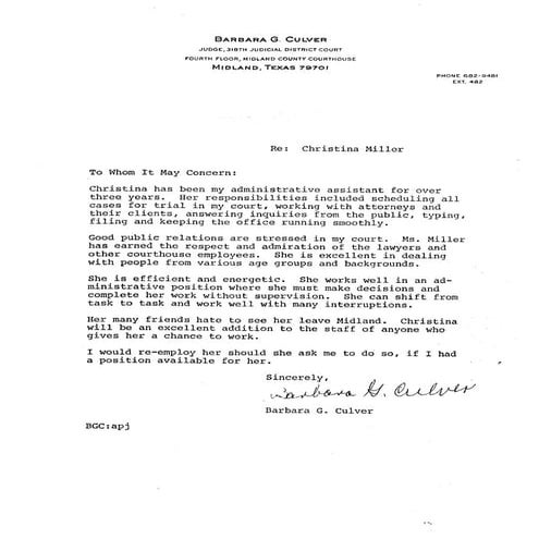 Judge Barbara Culver | PDF