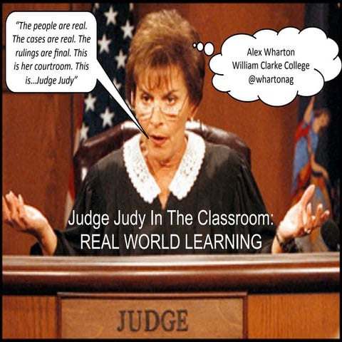 Judge Judy in the classroom | PDF