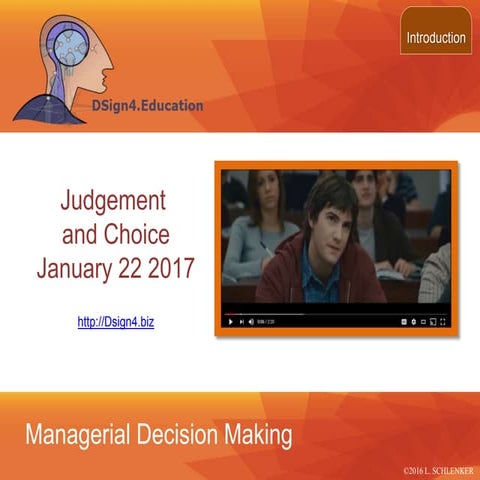 Judgement and choice | PPT
