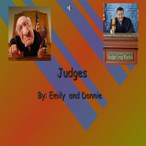 Judge: A Guide to the Career by Matt Person | PPTX