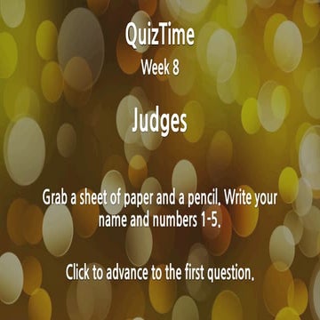 Judges quiz | PDF