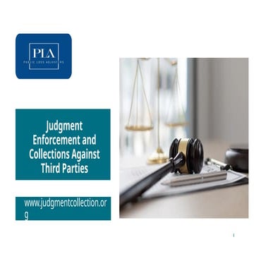 Judgment Enforcement and Collections Against Third Parties.pptx