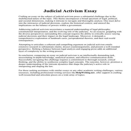 Judicial Activism Essay.pdf