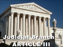 The Judicial Branch | PPT