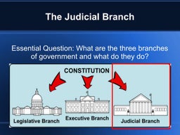 The Judicial Branch | PPT