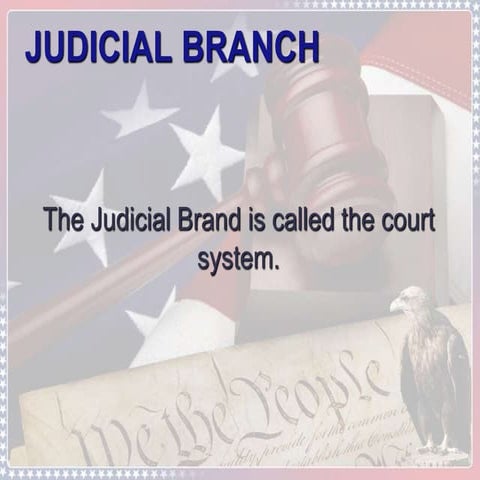 Judicial branch | PPTX