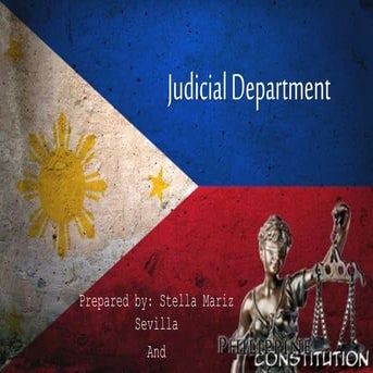 Judicial department | PPTX