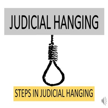 Judicial hanging | PPTX