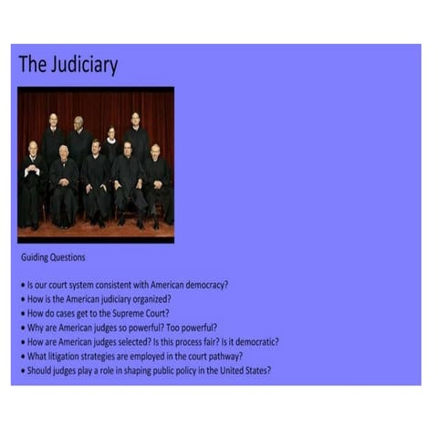 Judiciary | PPT