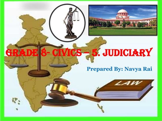 Ppt ch 5 the judiciary class 8 | PDF | Law