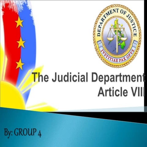 Judicial Department | PPT