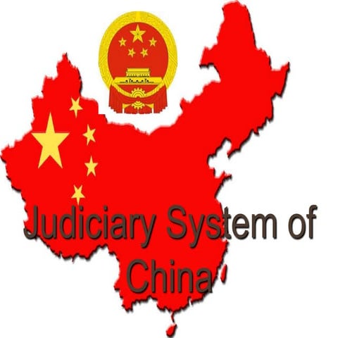 Judiciary system of china | PPTX