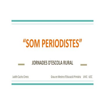 2016 - Judith Cacho UVIC-UCC | PDF