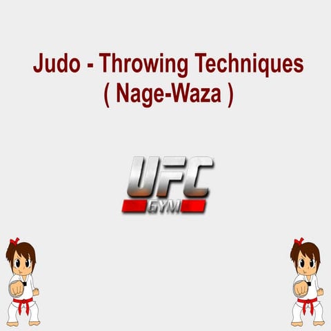 Judo - Throwing Techniques ( Nage-Waza ) | PDF