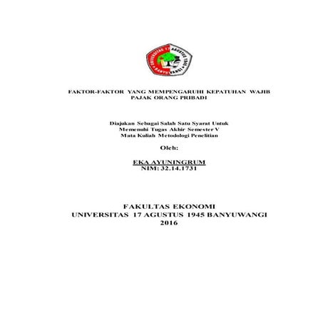 Judul proposal | DOCX