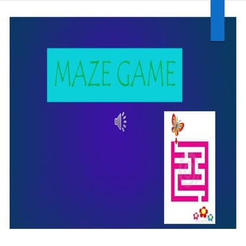 Juego de laberinto | PPT | Free Download