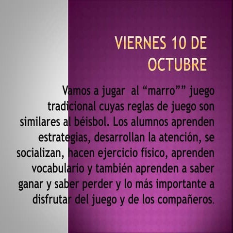 Juego Del Marro Pptx