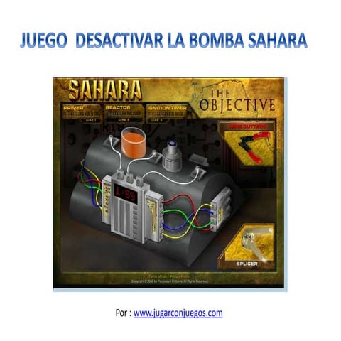 Juego Desactivar una Bomba | PPTX