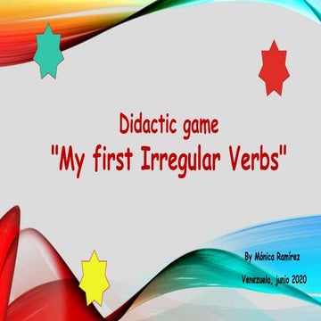 jeopardy irregular verbs | DOCX