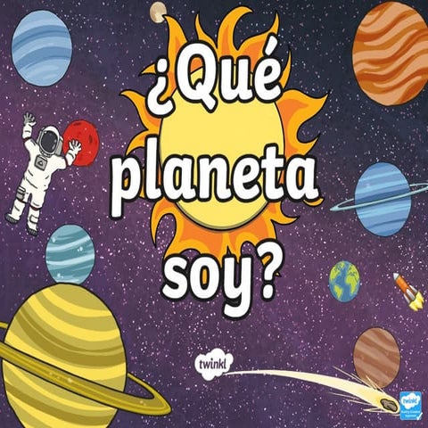 Juego interactivo Qué planeta soy Sistema solar | PPTX