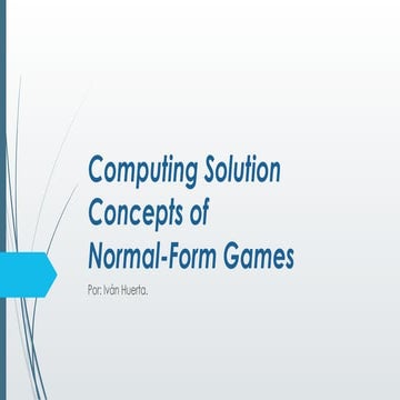 Computing Solution Concepts of Normal-Form Games