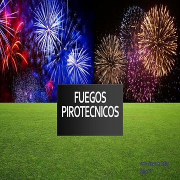 Fuegos pirotecnicos | PPTX