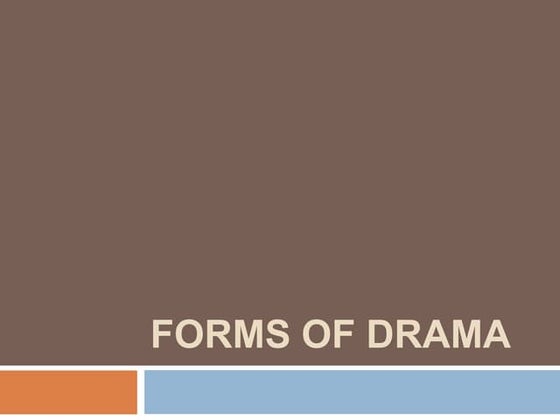 Types of drama | PPT