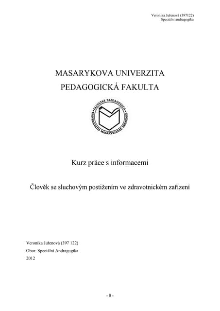 Závěrečný úkol KPI | PDF