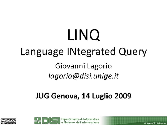 LINQ, Entities Framework & ORMs | PPT LINQ, Entities Framework & ORMs | PPT