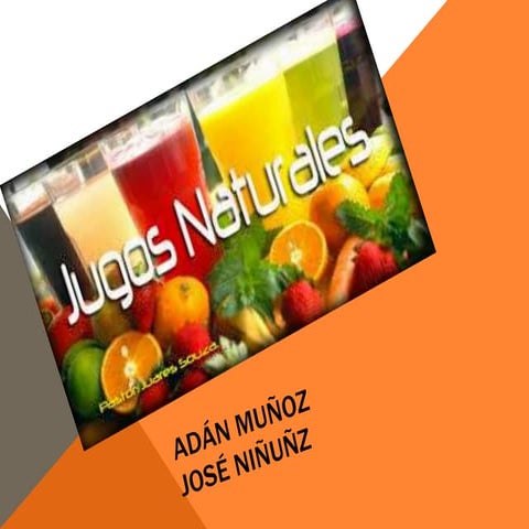 Jugos naturales | PPTX