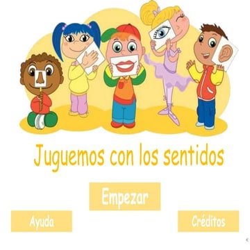 Juguemos con los sentidos lets play with our senses | PPTX