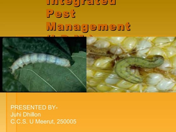 IPM:- Integrated Pest Management | PPTX