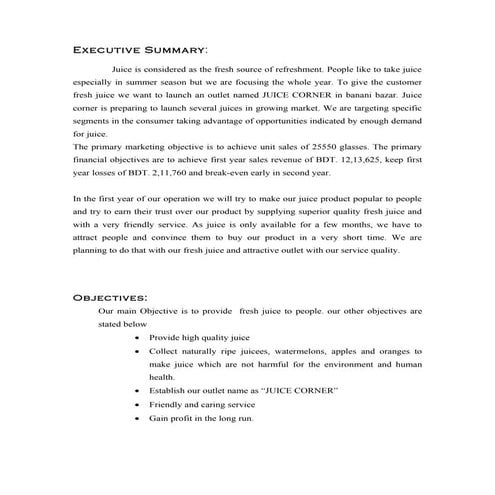 Juice Project Doc