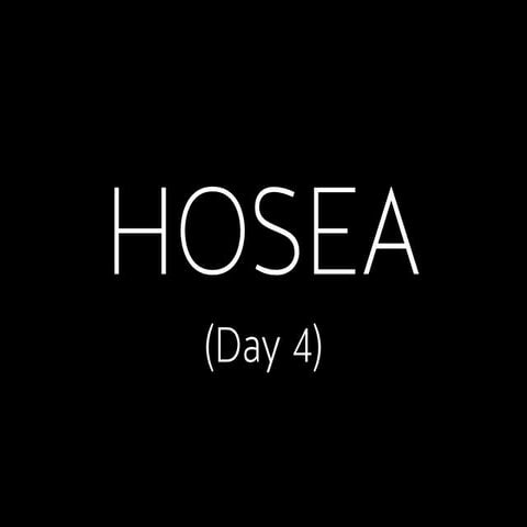 Bible and Culture 2014 - Hosea day 4 | PDF