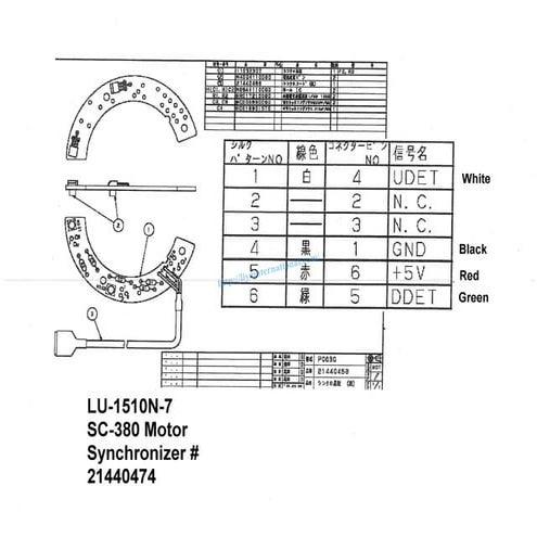 Juki lu 1500 synchronizer sc380 | PDF