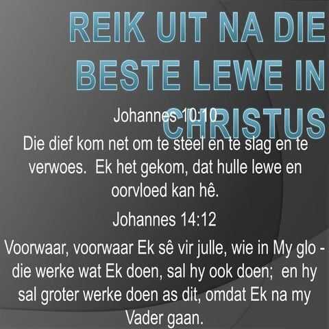 Tema: In Jesus se voetspore | PPTX
