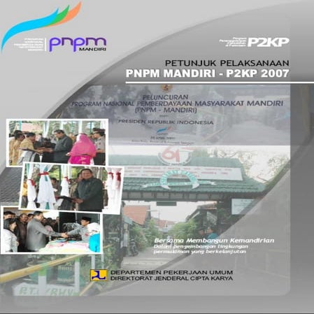 Juklak pnpm p2_kp_2007 | PDF