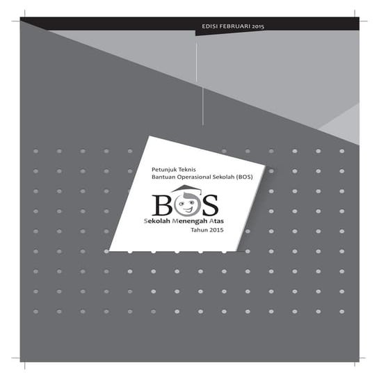 Juknis BOS SMA tahun 2015 | PDF