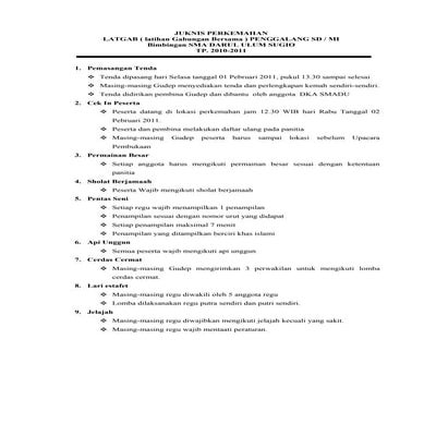 Juknis perkemahan | DOC