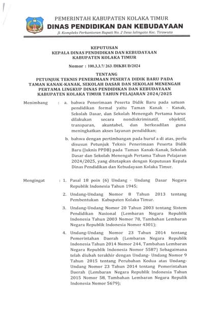 SK Tim P5.pdf sk yang digunakan dalam pelaksanaan tugas | PDF