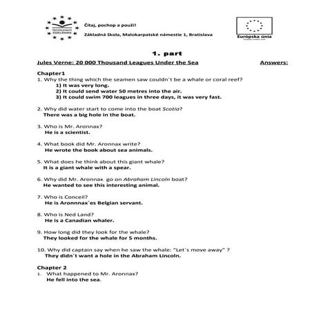 Jules verne odpovede | DOC | Science Fiction | Genres