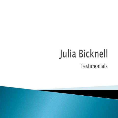Julia Bicknell, Executive assistant at Shaw communications