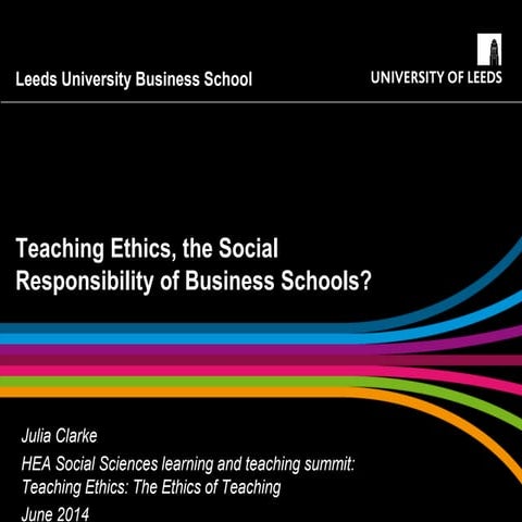 Teaching ethics | PPT