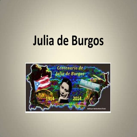 Julia de burgos | PPTX